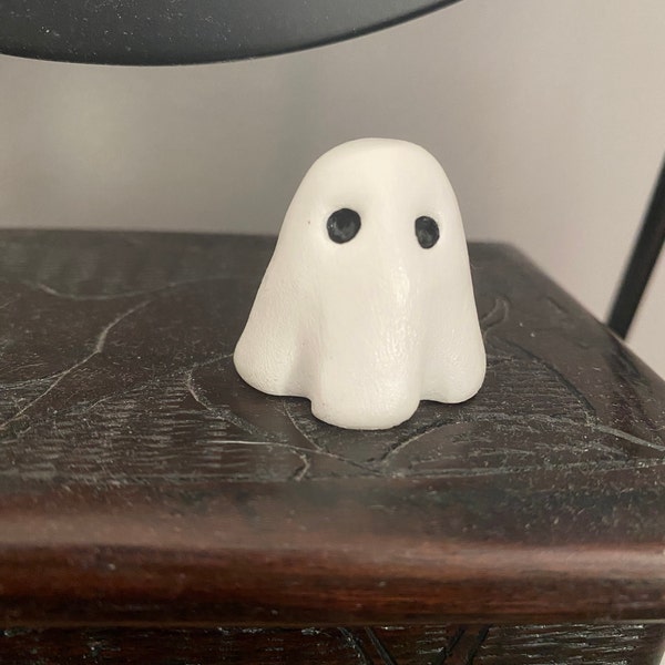 Tiny Clay Ghost Figure - Etsy