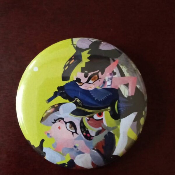 Splatoon Pin Buttons 2.25" - Etsy
