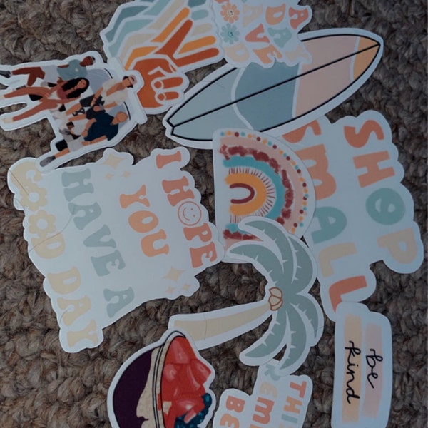 Hibiscus Sticker Pack, Coconut Girl , Aesthetic Sticker, Coconut Girl ...