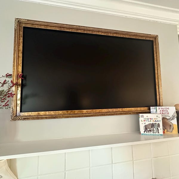 Classic Antique Low Profile Custom Frame, XL Ornate Corners, Vintage ...