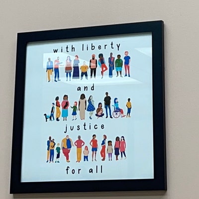 Justice for All Wall Art Social Justice Print Printable Human Rights ...