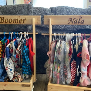 Wardrobe, Dog Wardrobe, Dog Clothing Rack, Pet Wardrobe, Personalized ...