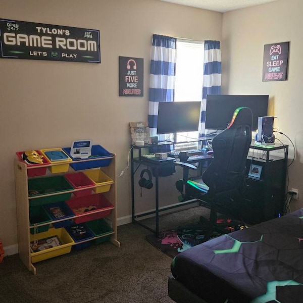 Arcade Sign, Custom Game Room Wall Art, Personalized Arcade Gifts for ...