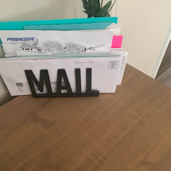Metal Mail Organizer | Entryway Organizer Work From Home Gift Office ...