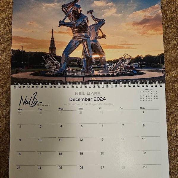 Wemyss Bay Station Scotland Black & White - A5 (10" X 8") Framed ...