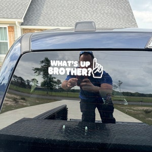 Stick Figure Flipping off Vinyl Decal - Etsy