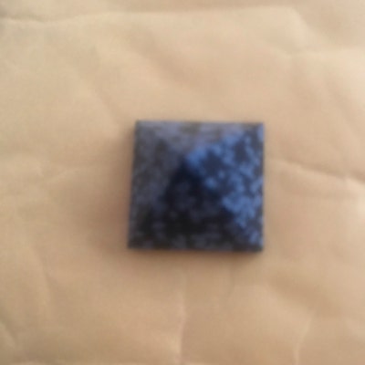 SNOWFLAKE OBSIDIAN Natural Medium Gemstone Crystal Pyramid 27-30mm - Etsy