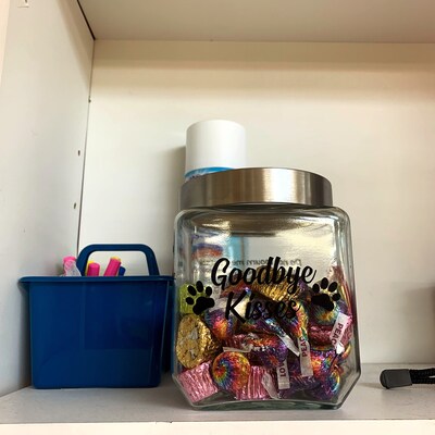 Goodbye Kisses Jar - Etsy