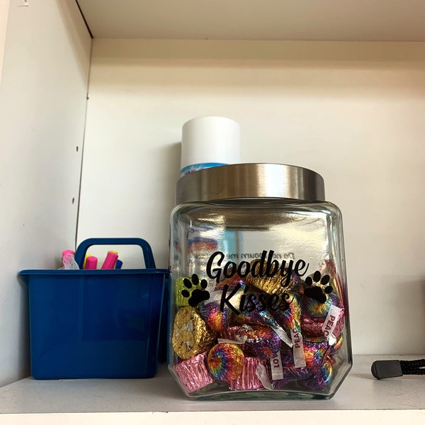 Goodbye Kisses Jar - Etsy