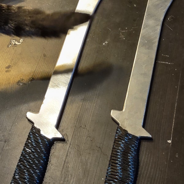 Espada Y Daga SUPER SET 2 Barong Swords 2 Auminium Knives 2 Karambits 2 ...