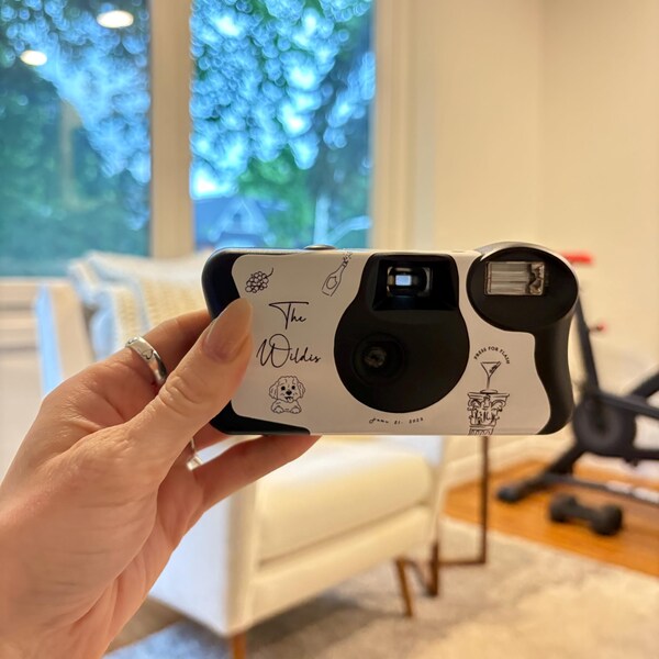 WRAP ONLY - Custom Kodak Disposable Camera Wrap - Custom Camera Sticker ...