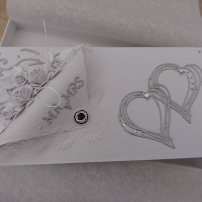 Handmade Wedding Envelope, Wedding Envelope for Money With Flowers ...