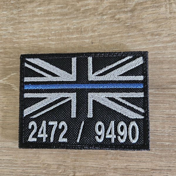 Rounded Edge Personalised Name Tape Badge Patch With Official Velcro ...