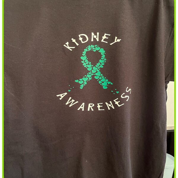 Green Cancer Ribbon Made of Hearts Svg or Png for Tshirt or Decal ...