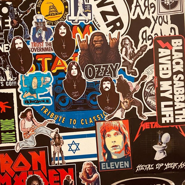 Heavy Metal English Rock Band Black (SABBATH) Stickers - Etsy
