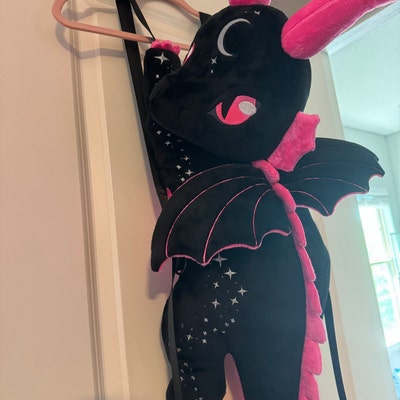 Build A Dragon Backpack,large Plush Dragon Backpack Minky With Custom ...