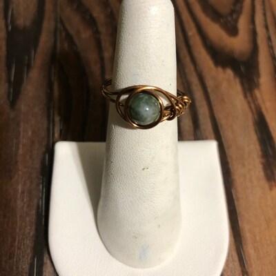 Easy Wire Wrap Ring Tutorial, DIY Jewelry Pattern, Simple Wire Wrapping ...