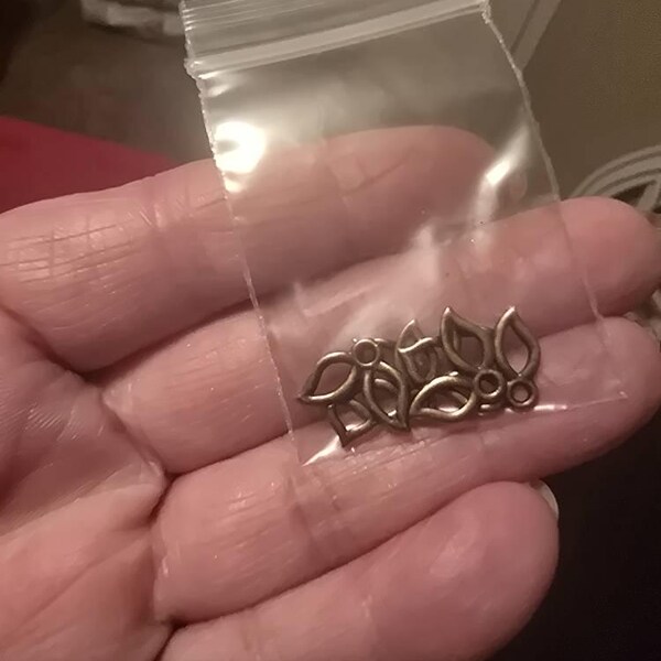 Antique Fine Silver Feather Pendant 33mm / 2pc, Tribal Jewelry, Silver ...