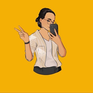 Commission Cartoon Portrait for Your Social Media Profile - Etsy