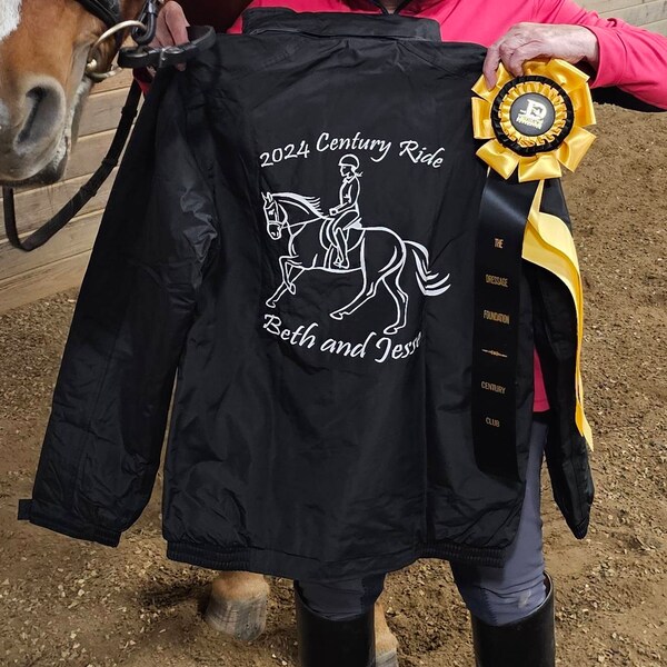 Personalised Horse Rider Jacket Regatta Equestrian Gift Stable Jockey ...