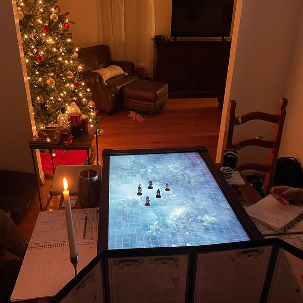 43" Digital Map Case Display for Tabletop Gaming D&D, Dnd, Role Playing ...