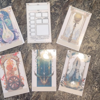 Tarot Card D&D 5e Initiative Tracker, Reusable Dungeons and Dragons ...