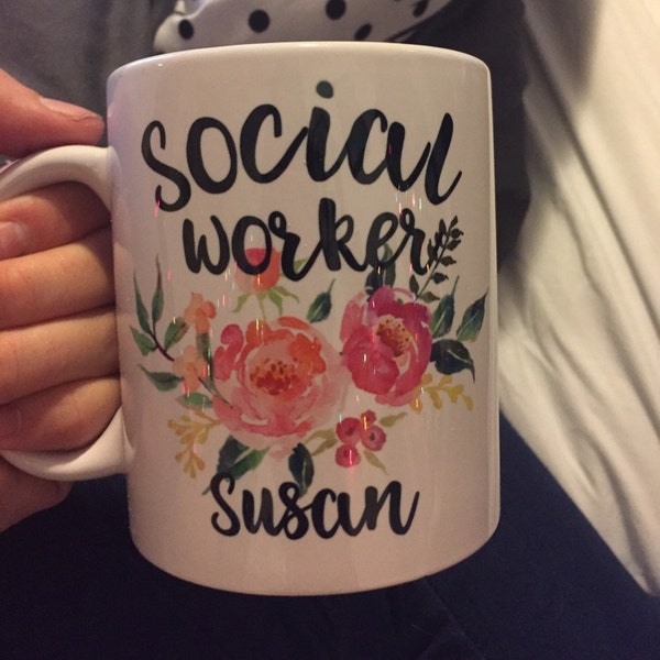 Social Worker/social Worker Gift/bsw/msw/social Worker Coffee Mug ...