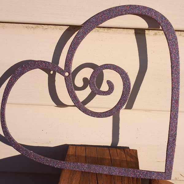 Heart Metal Wall Art, Valentines, Metal Sign, Metal Wall Decor, Wall ...