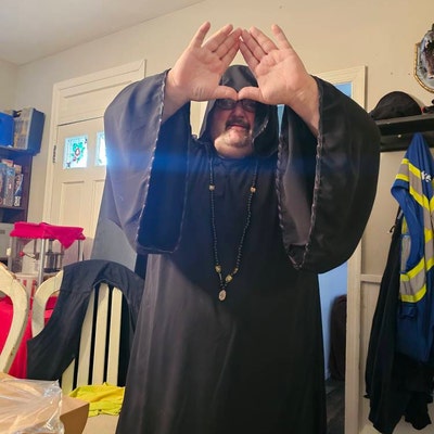 Black Tau Hooded Robe, Robe of a Neophyte, Robe of the Crone, Ritual ...