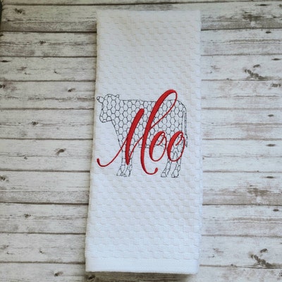 Cow Chicken Wire Embroidery Design Available Sizes 8x12 6x10 5x7 4x4 ...