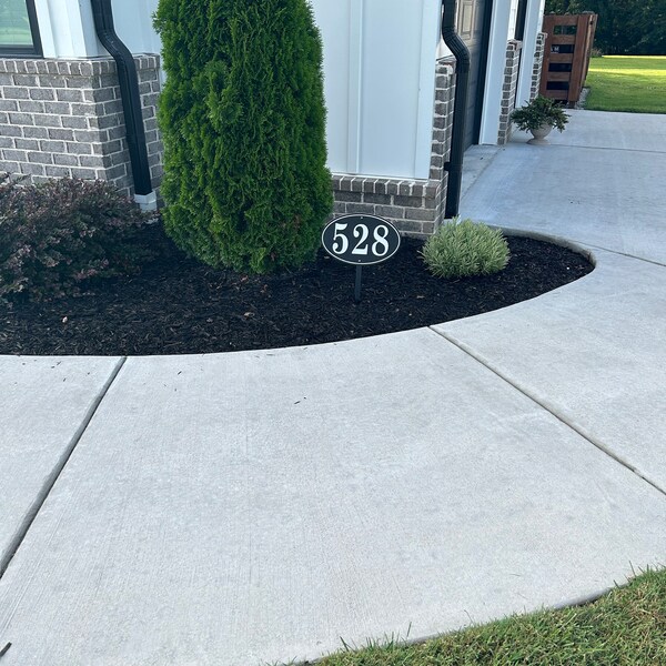 Carvature House Number Sign for Yard, Personalized Address Plaque With ...