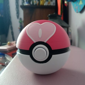 Love Ball Pokemon Poke Ball 3D Printed Switch, 3DS, or Ring Holder - Etsy