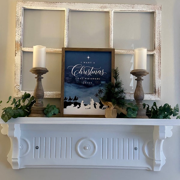 Flush and Wash Bathroom Sign Farmhouse Style Vintage Cottage Modern ...