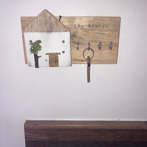 Rustic Key Holder for Wall - Etsy