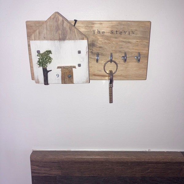 Rustic Key Holder for Wall - Etsy