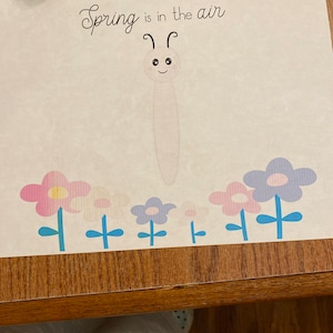 Hello Spring Flower Handprint Craft, Printable Handprint Art, Daycare ...