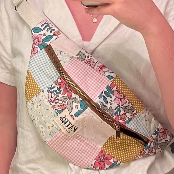 Patchwork Fanny Pack: Custom Quilted Belt Bag - Etsy