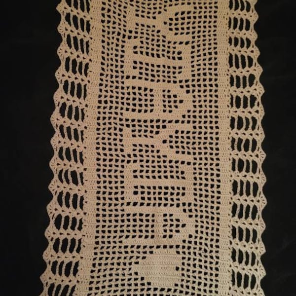 Personalized Name Doily Crochet Pattern Version 1 - Name Doily Crochet ...