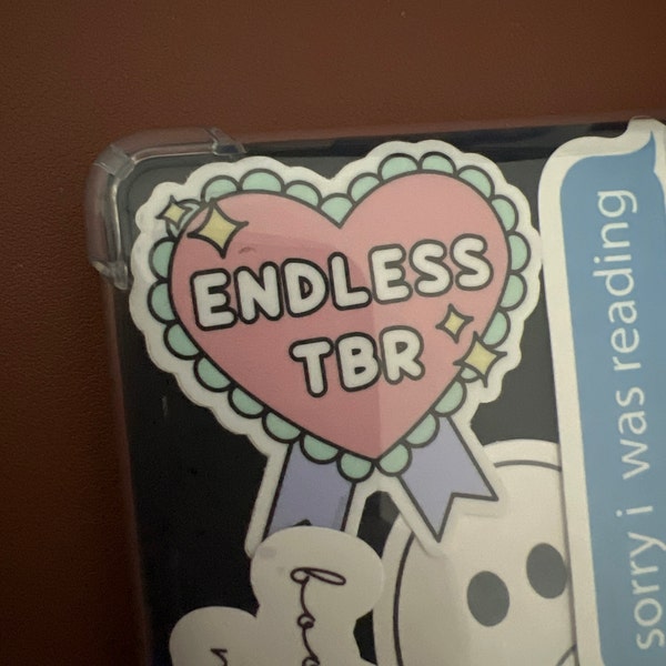 MINI Endless TBR Book Club Sticker L Bookworm Sticker | Bibliophile ...