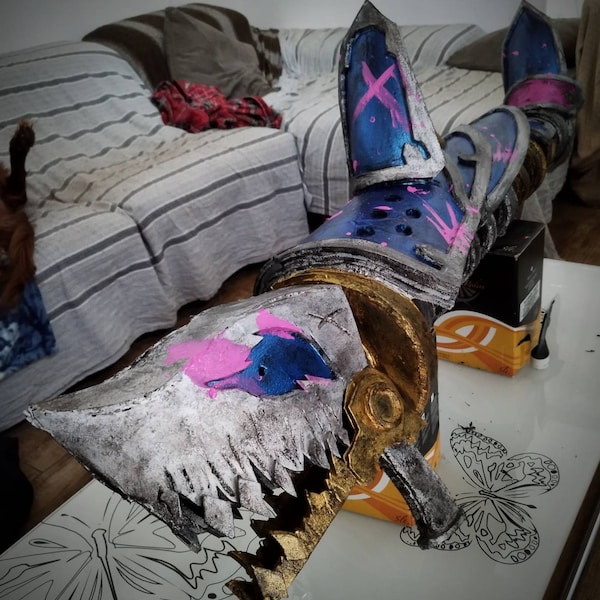 Jinx Arcane Fishbones Cosplay Blueprint and Instruction Guide (PDF) - Etsy