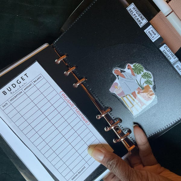 Weekly Budget Sheet | US Letter | Use With Cash Envelope System ...