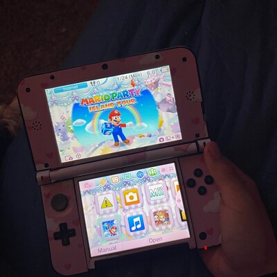 Comet Skin for Nintendo 3DS Moon Decal Blue Skin Trendy Starry - Etsy