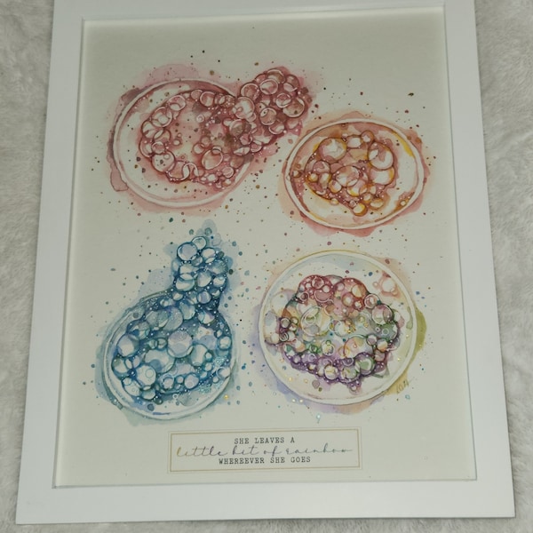 Custom Embryo Watercolor Painting: IVF Art, Multiple Embryos - Etsy