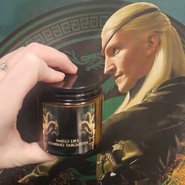 Smells Like Aegon Targaryen Soy Scented Candle, HOTD Inspired Scented ...