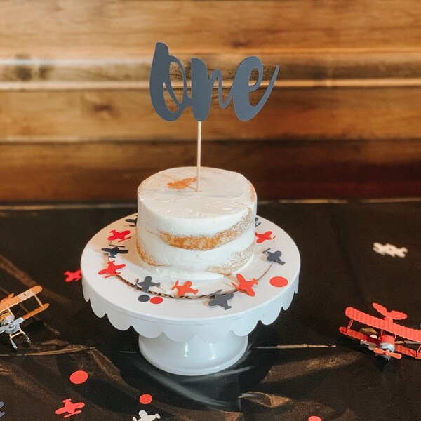 ONE Cake Topper - Etsy