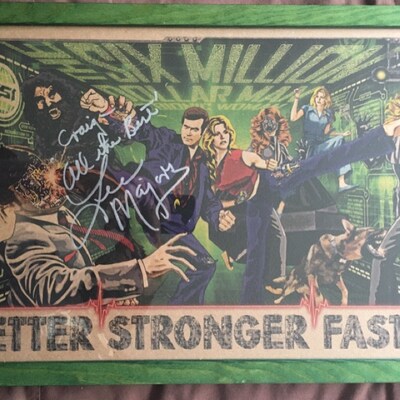 Six Million Dollar Man and Bionic Woman Poster With Max Battling ...