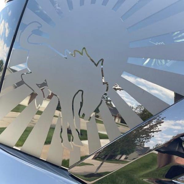 Beach Scene Vinyl Decal – Palm Tree Design, Compatible With Outback ...