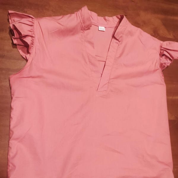 Blouse Sewing Pattern, XS- XXL, Top Blouse Pattern PDF, Ruffled Blouse ...