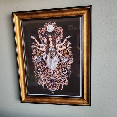 Brigid Art Print Celtic Gods Collection - Etsy