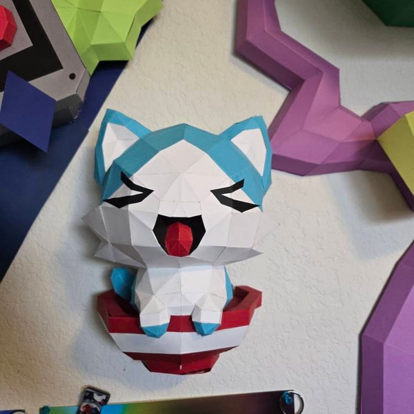 Papercraft Mickey Steamboat, DIY PDF, DXF and Svg, Low Poly, Origami ...